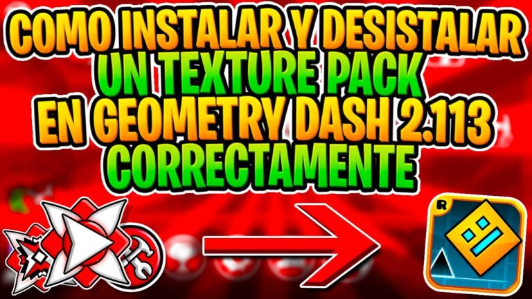 Como quitar un texture pack en Geometry Dash 2.11 2025 ️ DONTRUKO